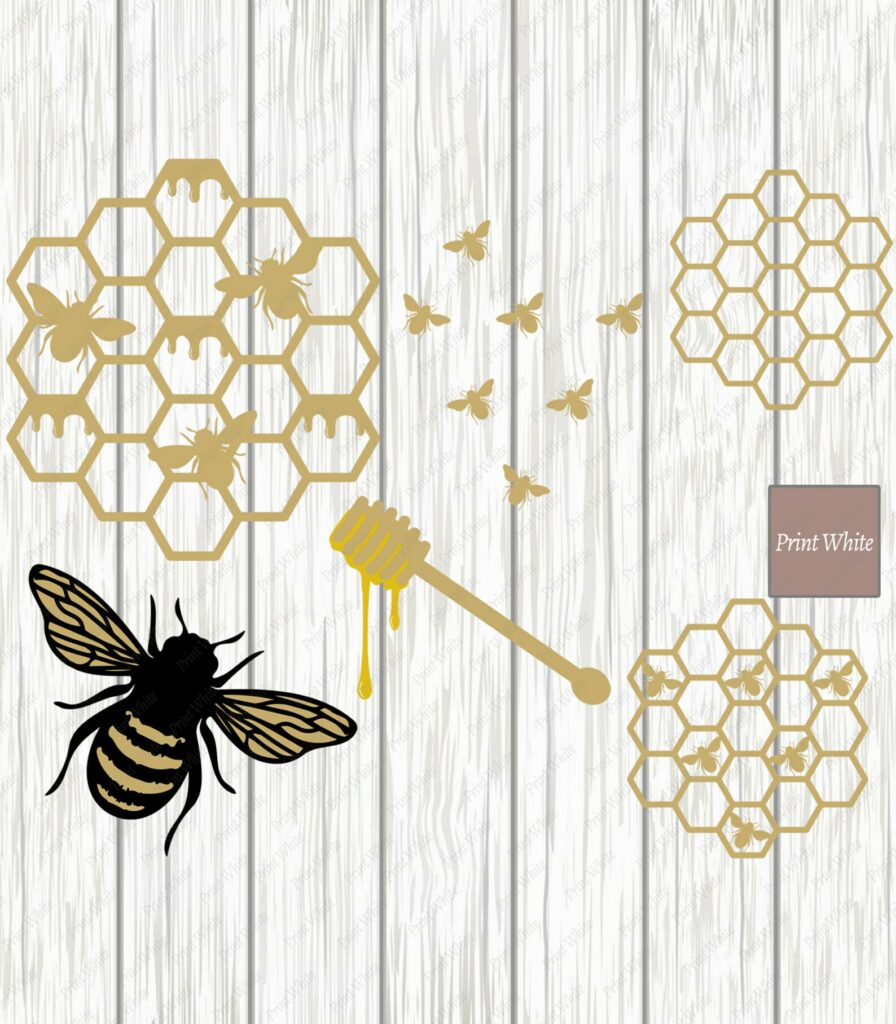 Bee Svg Bundle Honeycomb – MasterBundles