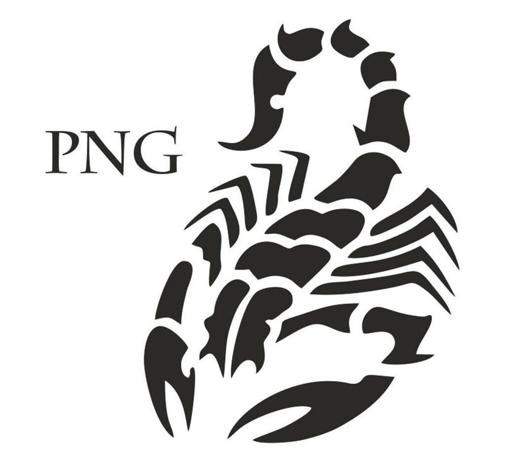 Scorpio Digital Stencil Template – MasterBundles