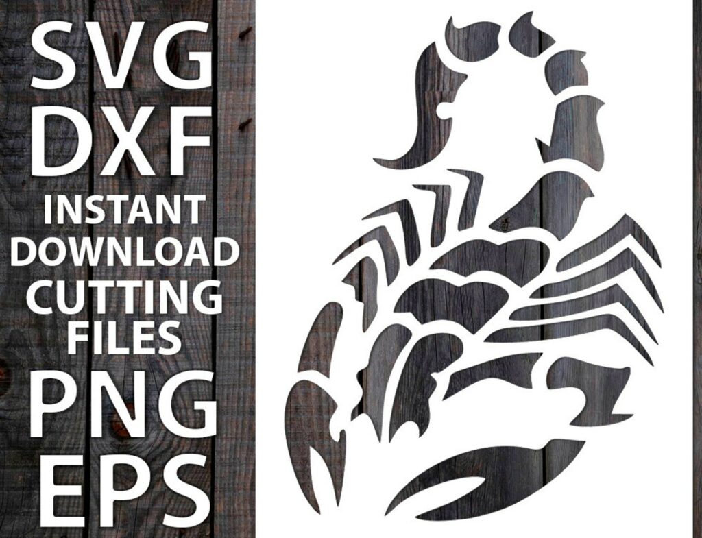 Scorpio Digital Stencil Template – MasterBundles