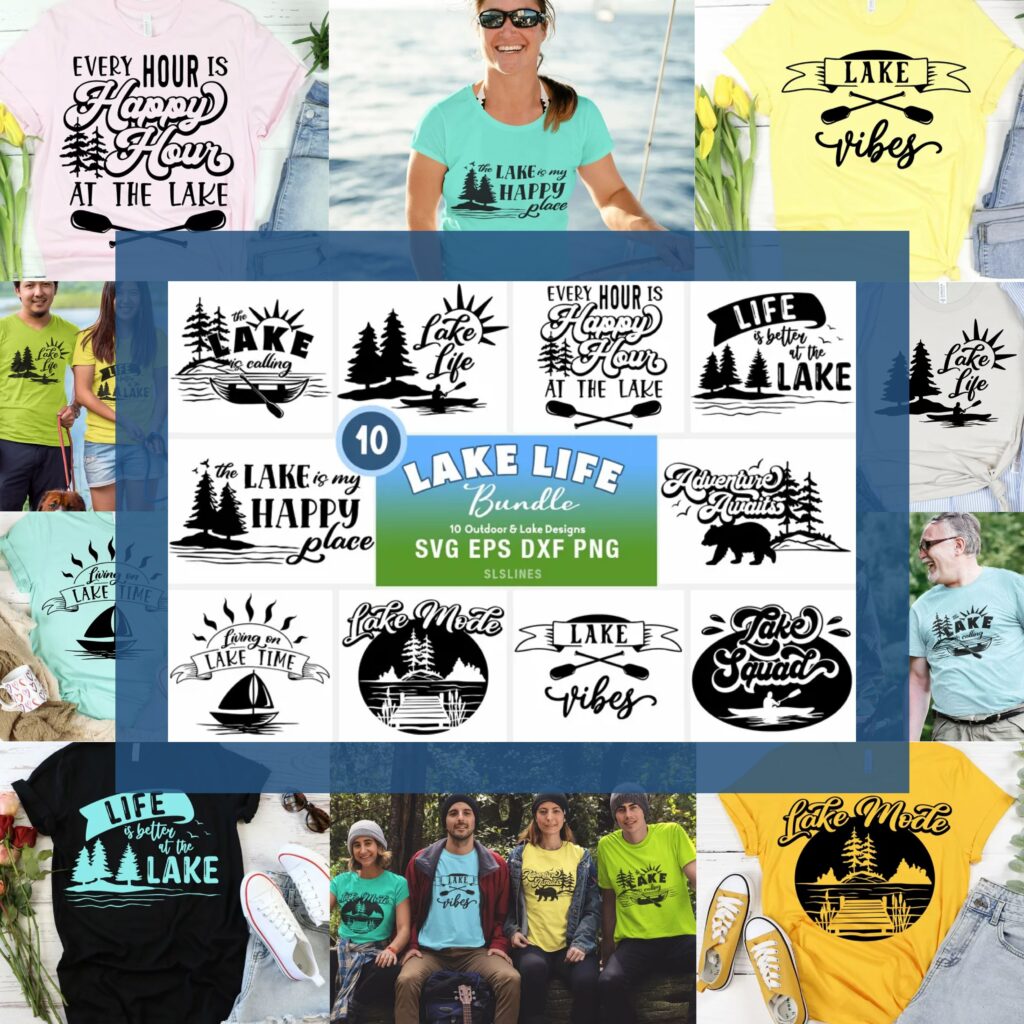 Lake & Outdoors SVG Bundle - Summer Fun Cut Files – MasterBundles