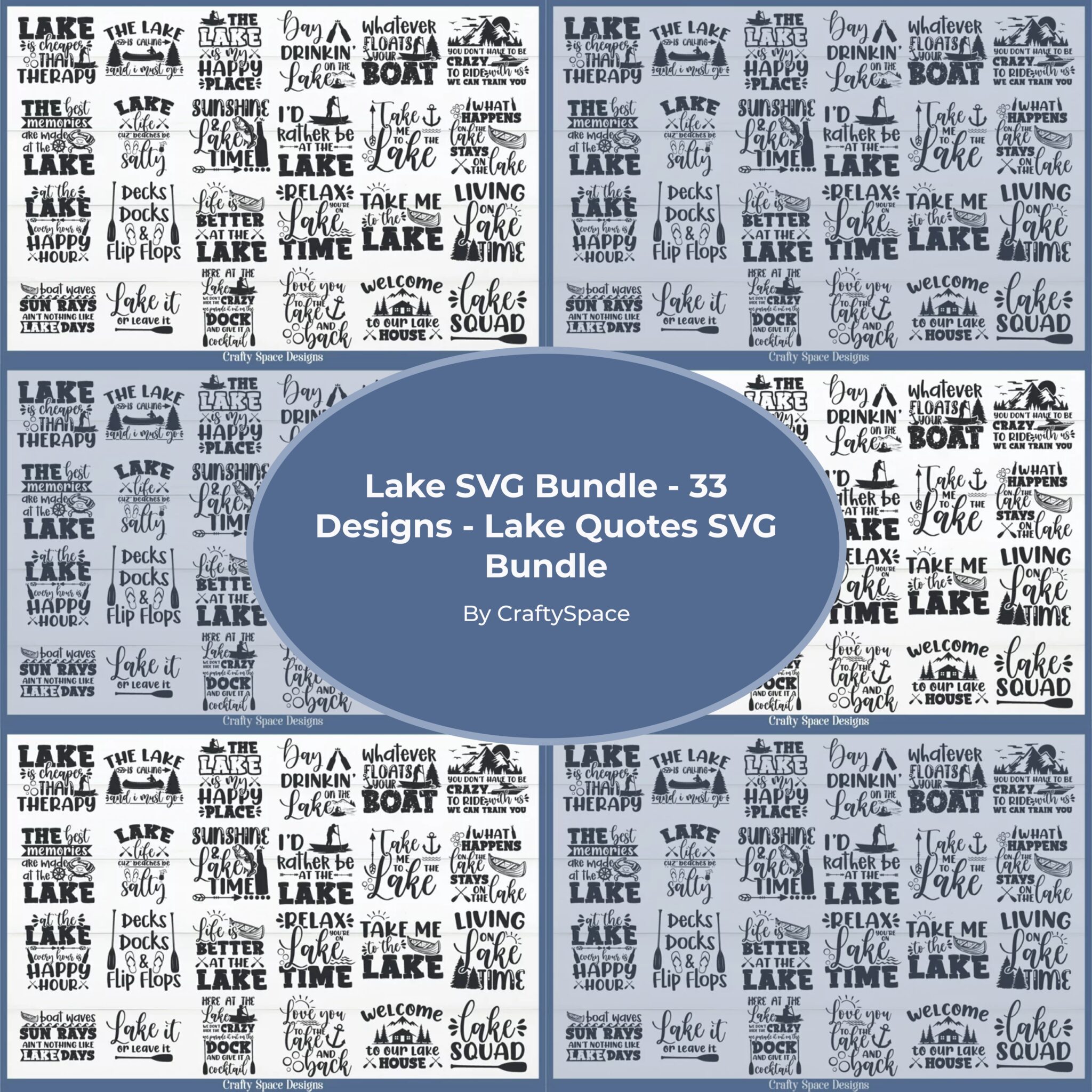 Lake SVG Bundle - 33 Designs - Lake Quotes SVG Bundle – MasterBundles