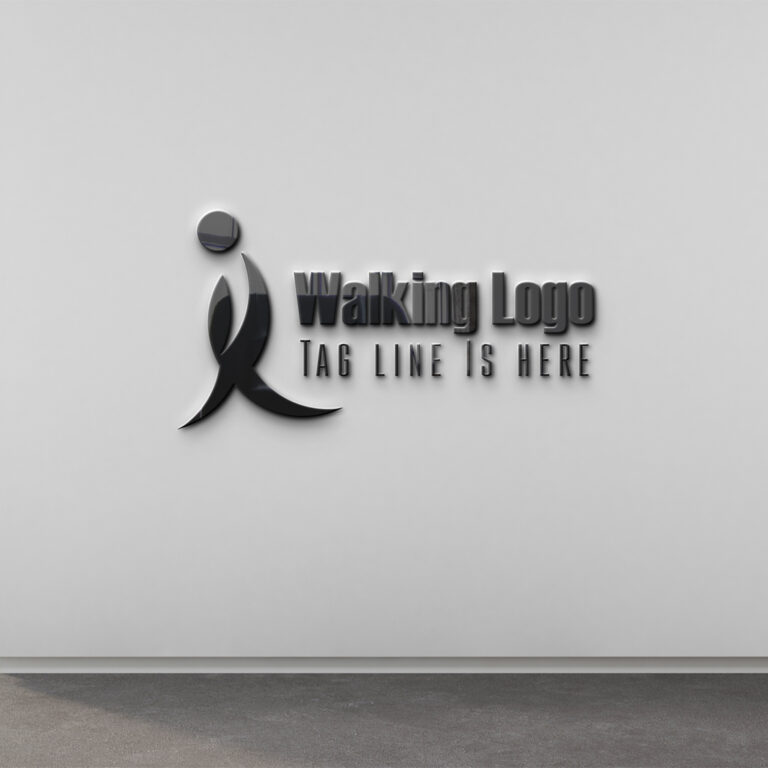 Walking Logo - MasterBundles