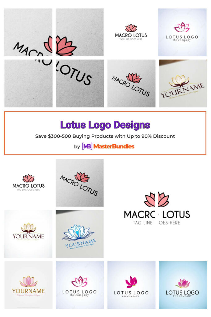 78+ Lotus Logo Designs for 2025 - MasterBundles