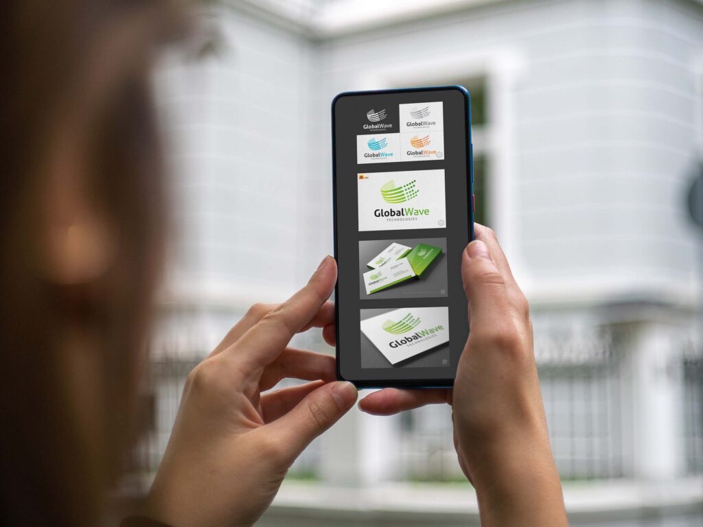 Global Wave Technology Logo Template – MasterBundles