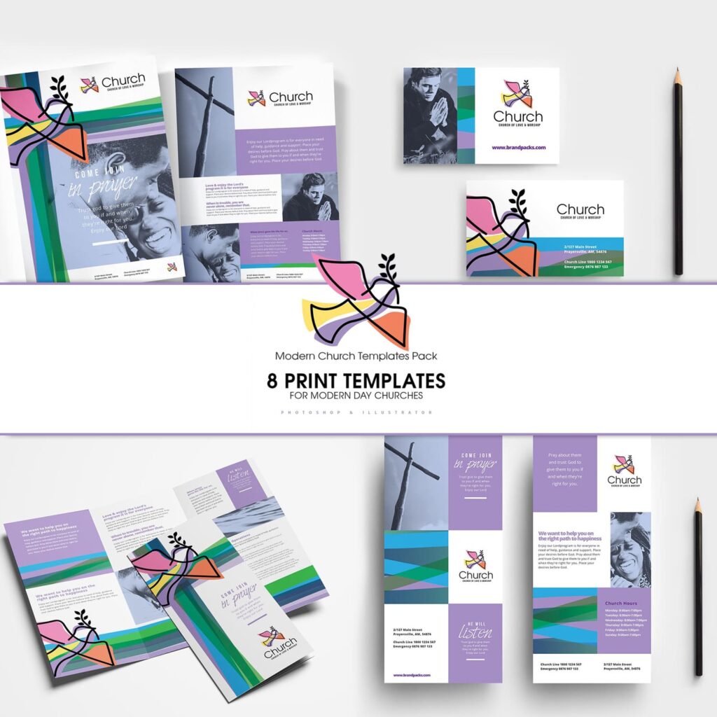 Modern Church Templates Pack – MasterBundles