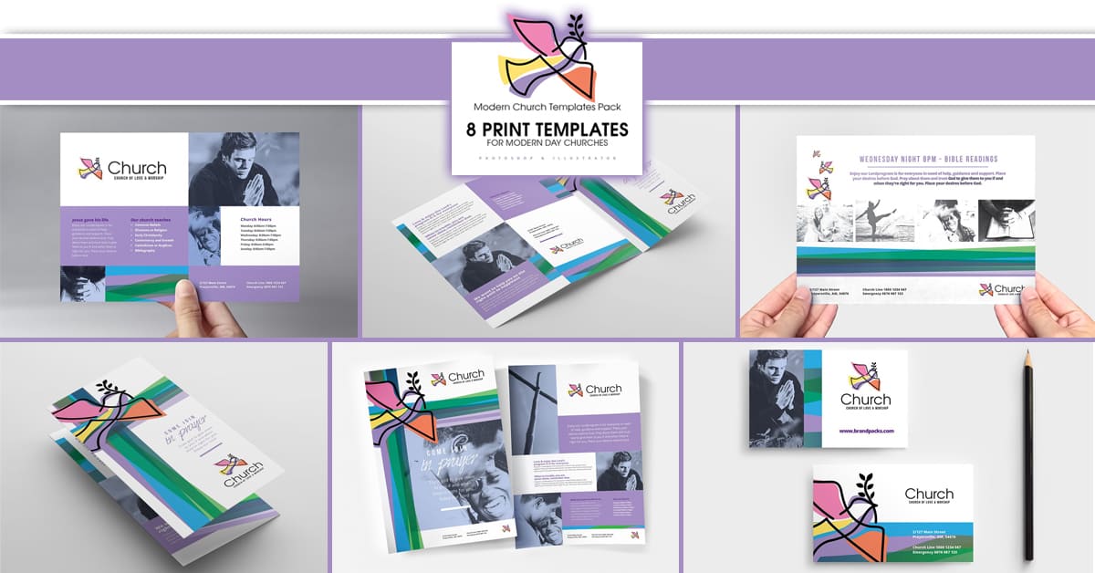Modern Church Templates Pack – MasterBundles