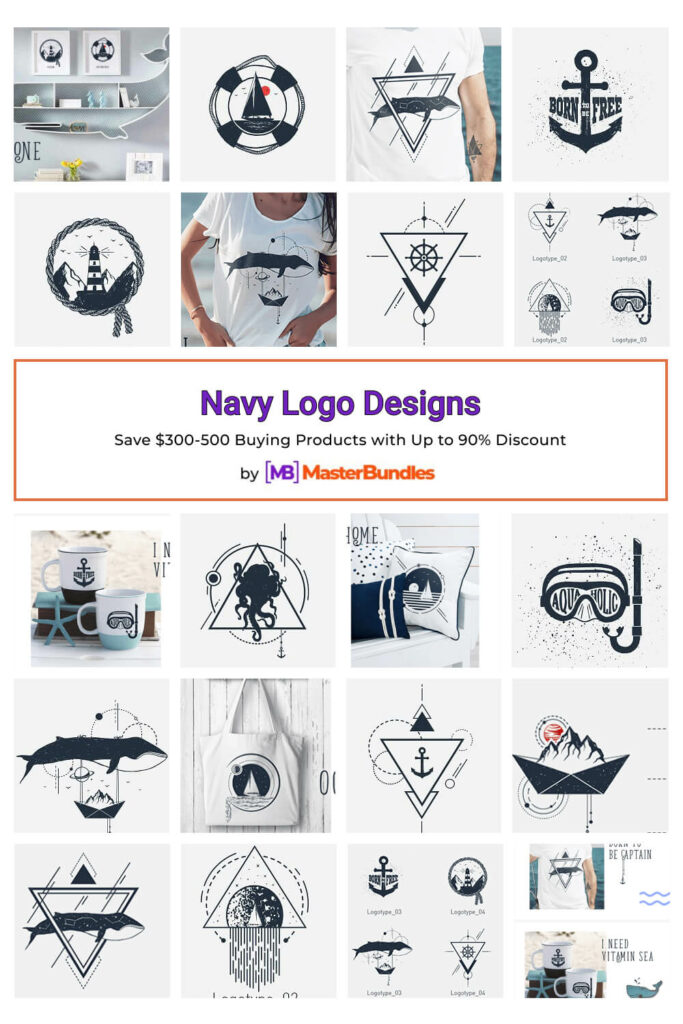 1+ Premium Navy Logo Designs (2022) - Master Bundles