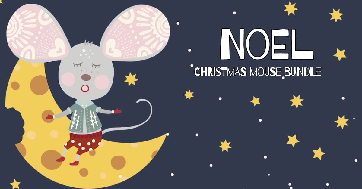 Noel. Christmas Mouse Bundle – MasterBundles