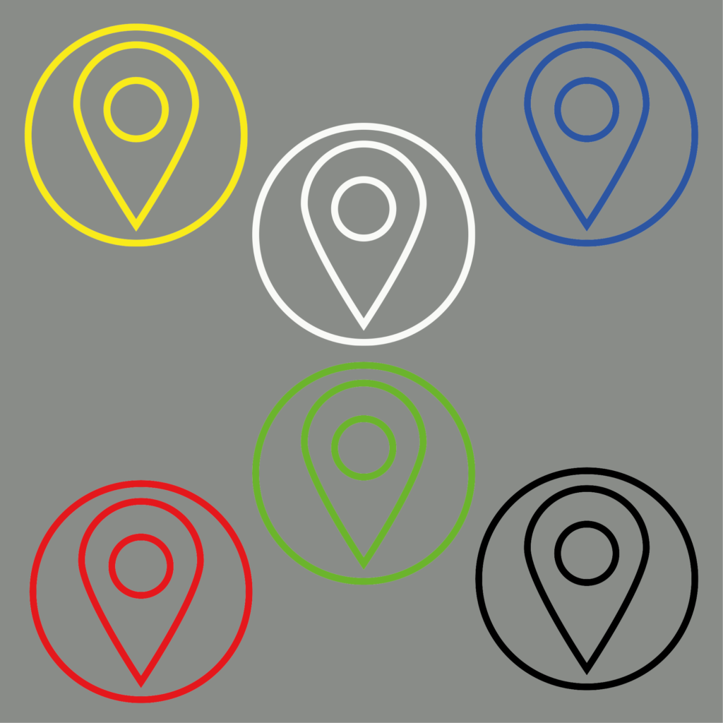 6 Colorfull Outline Icons