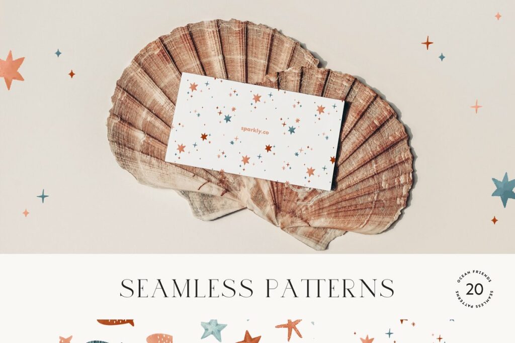 Ocean Animals: Colored & Outline – MasterBundles