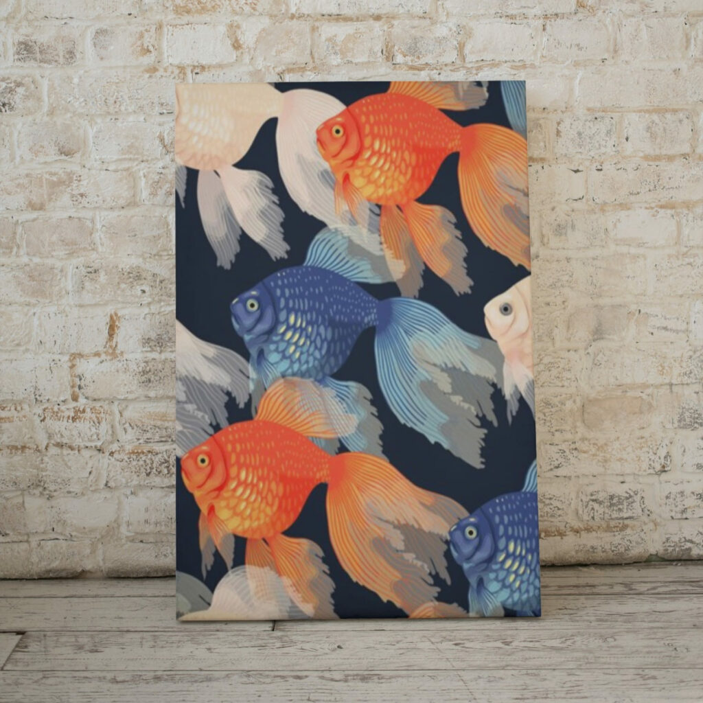 Patterns with Goldfish – MasterBundles