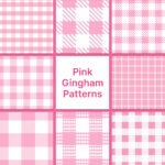 Pink Gingham Patterns V2 – MasterBundles
