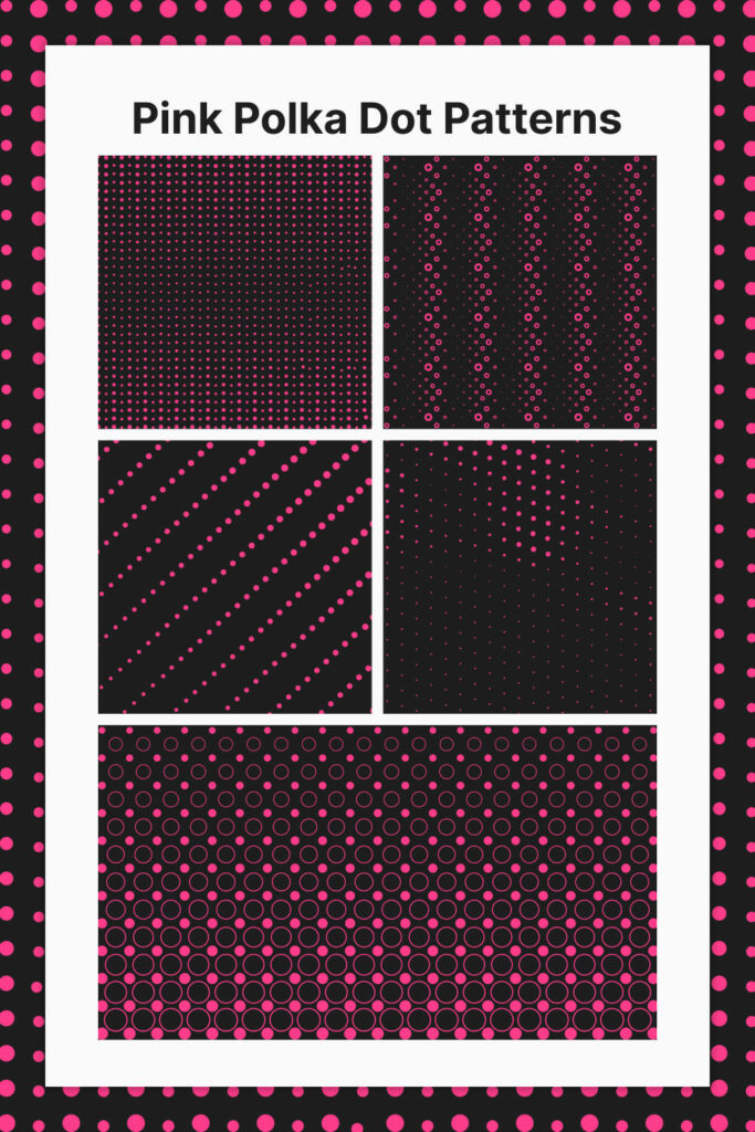 Pink Polka Dot Patterns – MasterBundles