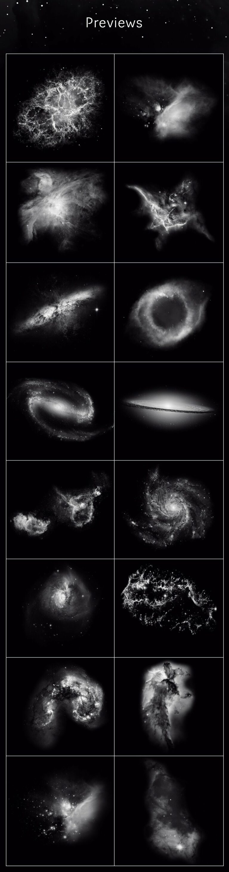 Nebula Photoshop Brushes – MasterBundles