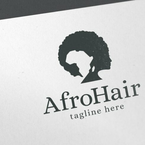 Afro Hair Logo | Master Bundles