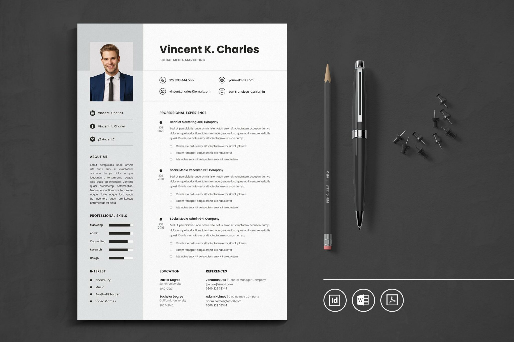 Big Bundle Professional CV Resume – MasterBundles