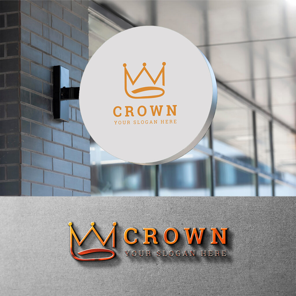 Crown Logo - MasterBundles