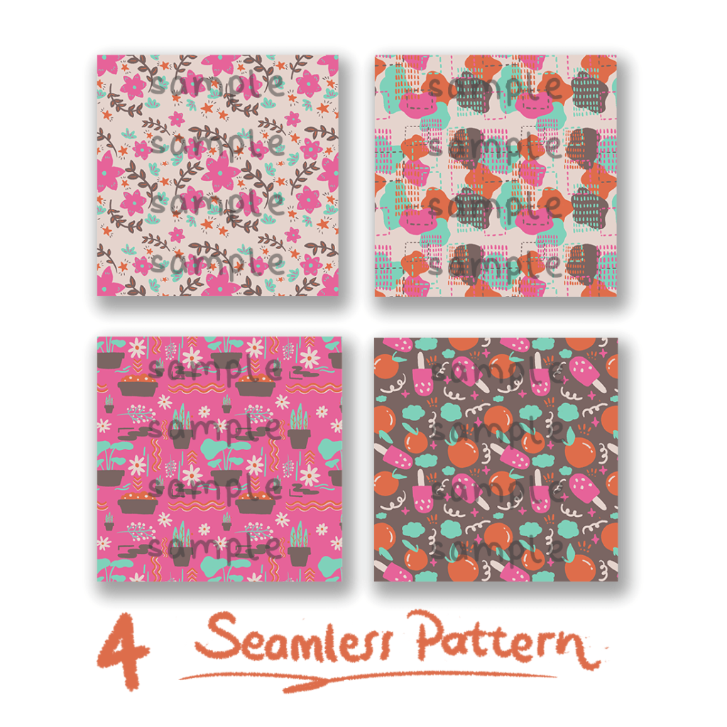 Aesthetic Colorful Pattern 1 - MasterBundles