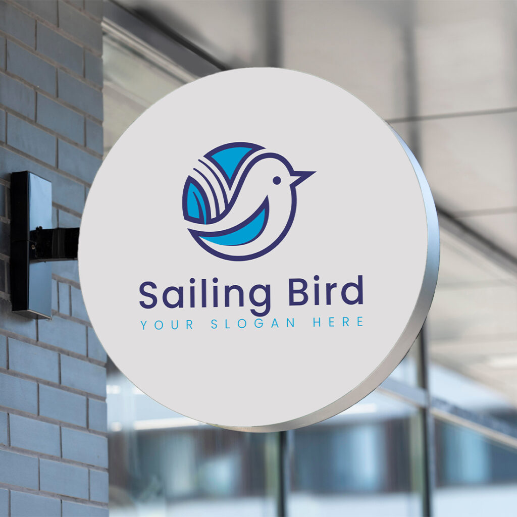 Sailing Bird Logo - MasterBundles