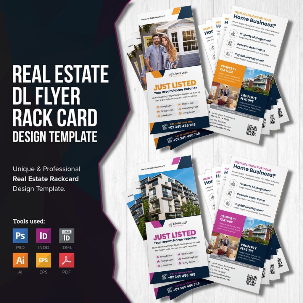 Real Estate Rack Card DL Flyer – MasterBundles