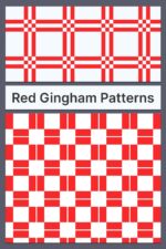 Red Gingham Patterns V2 | Master Bundles