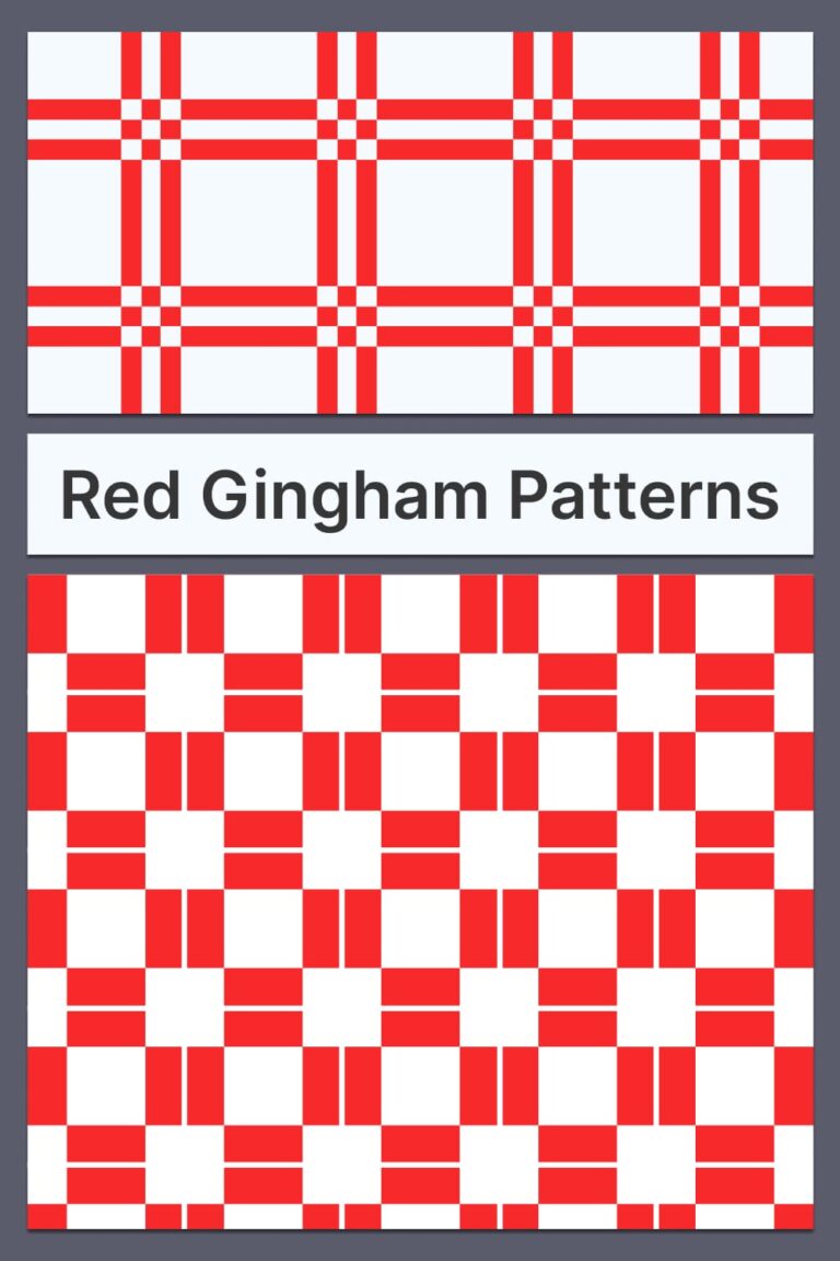 Red Gingham Patterns V2 – MasterBundles