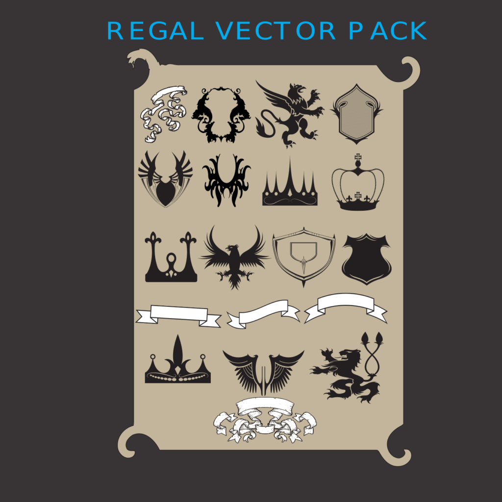 Retro Icons, Primitive Icons & Regal Vector Pack - MasterBundles