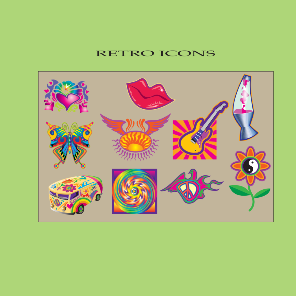 Retro Icons, Primitive Icons & Regal Vector Pack - MasterBundles