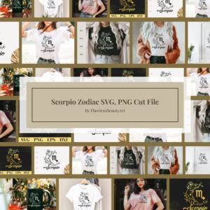 Scorpio Digital Stencil Template – MasterBundles