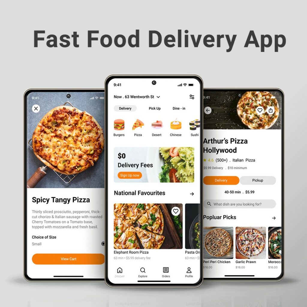 Fast Food Delivery App - MasterBundles