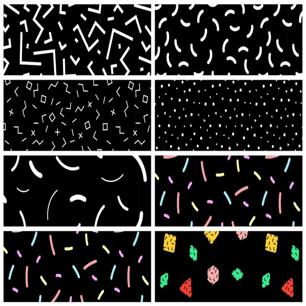 Trendy Seamless Dark Patterns – MasterBundles