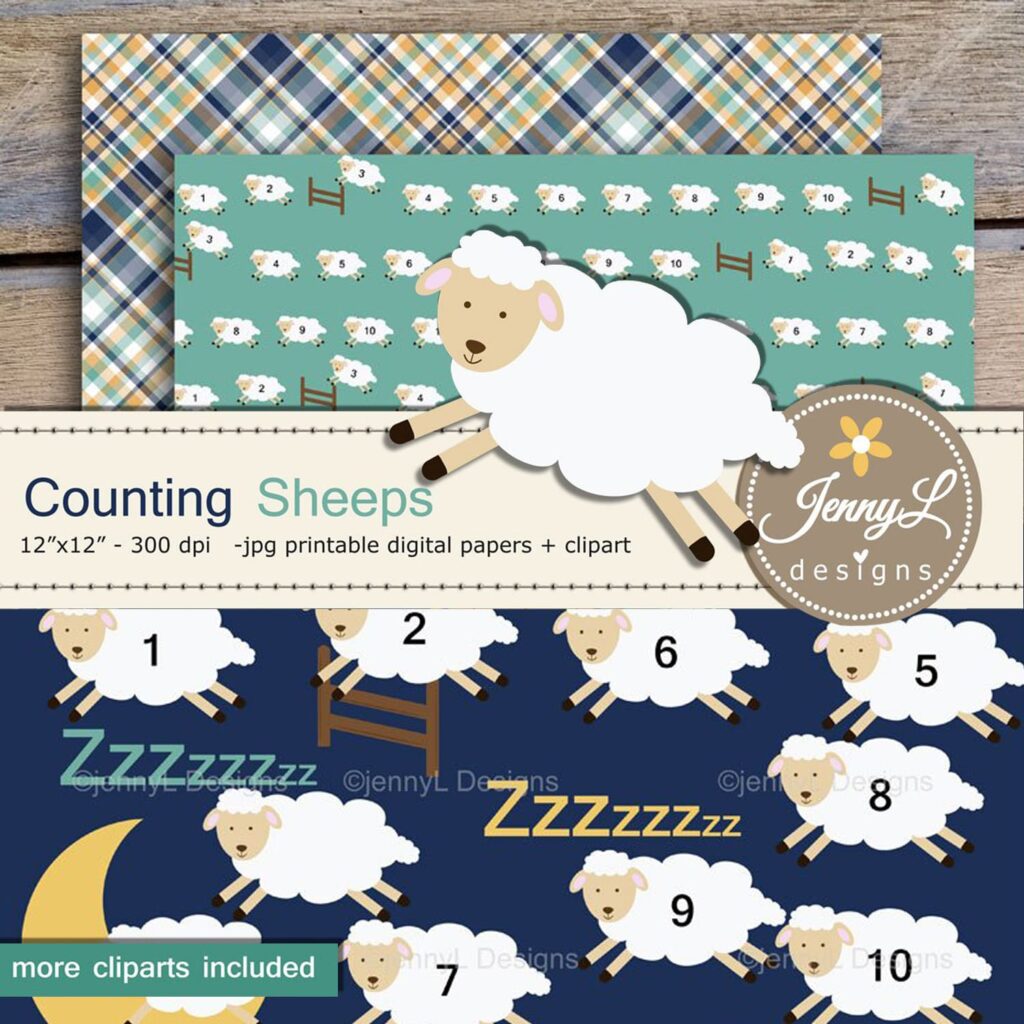 Sheep Digital Papers & Clipart – MasterBundles