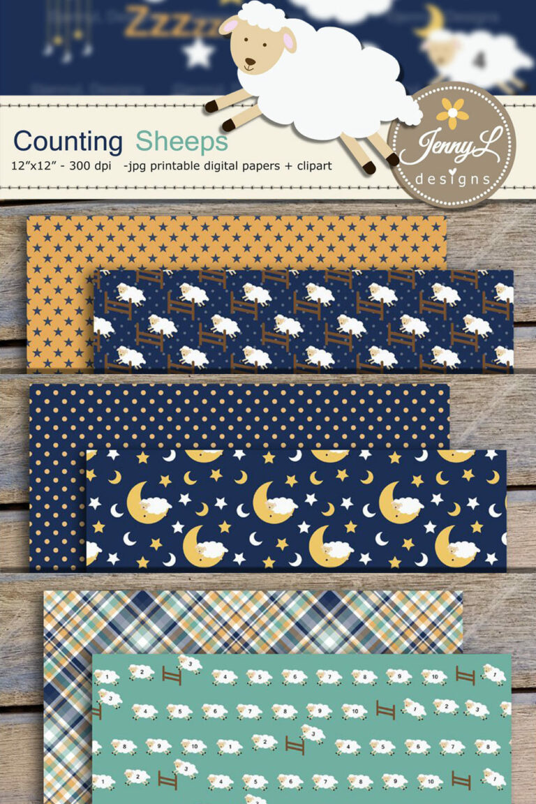 Sheep Digital Papers & Clipart – MasterBundles