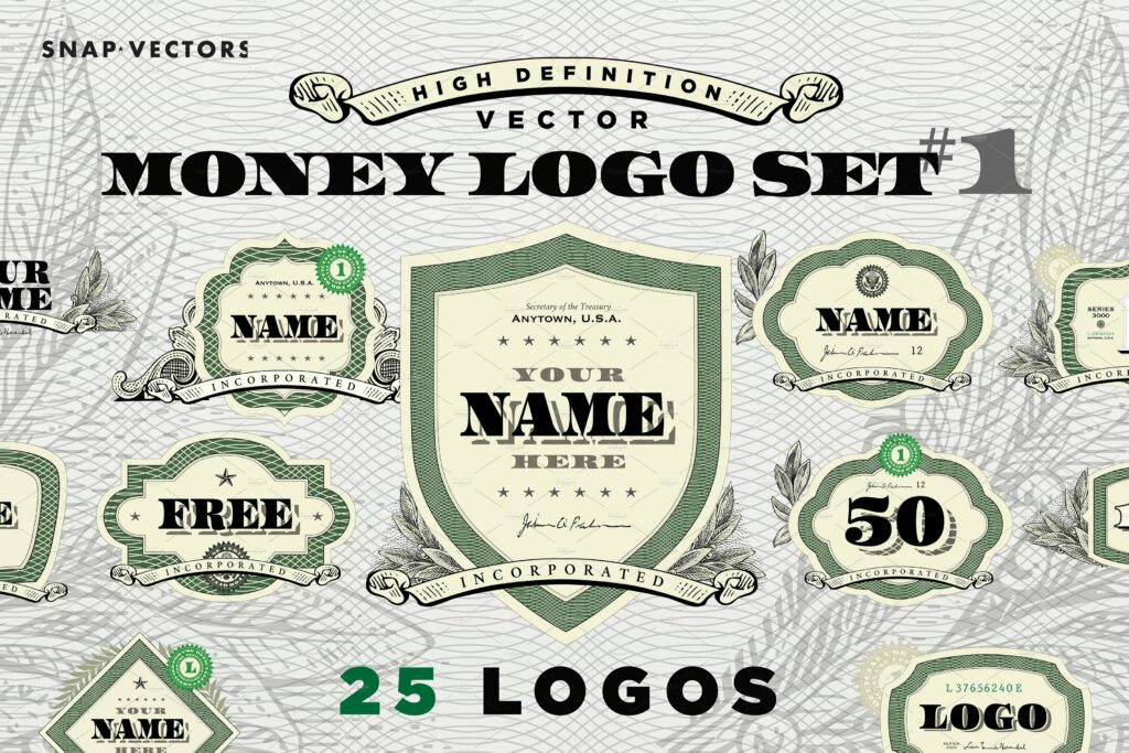 Vector Money Logo Bundle – MasterBundles
