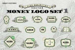Vector Money Logo Set #1 – MasterBundles