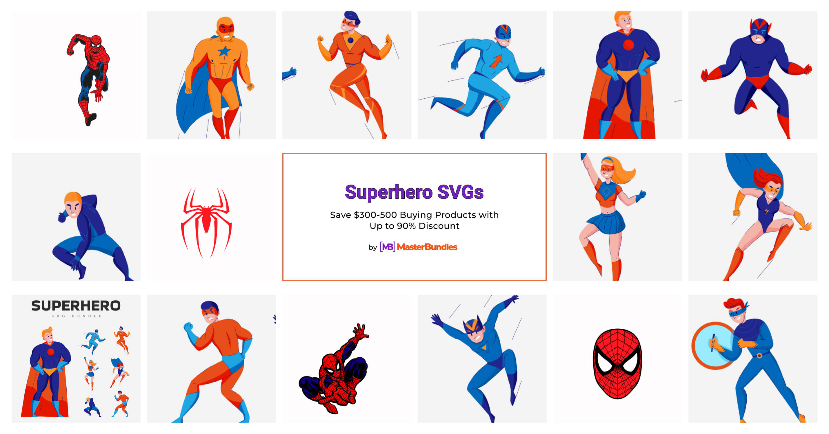 15+ Best Superhero SVG Bundles (2022) - MasterBundles