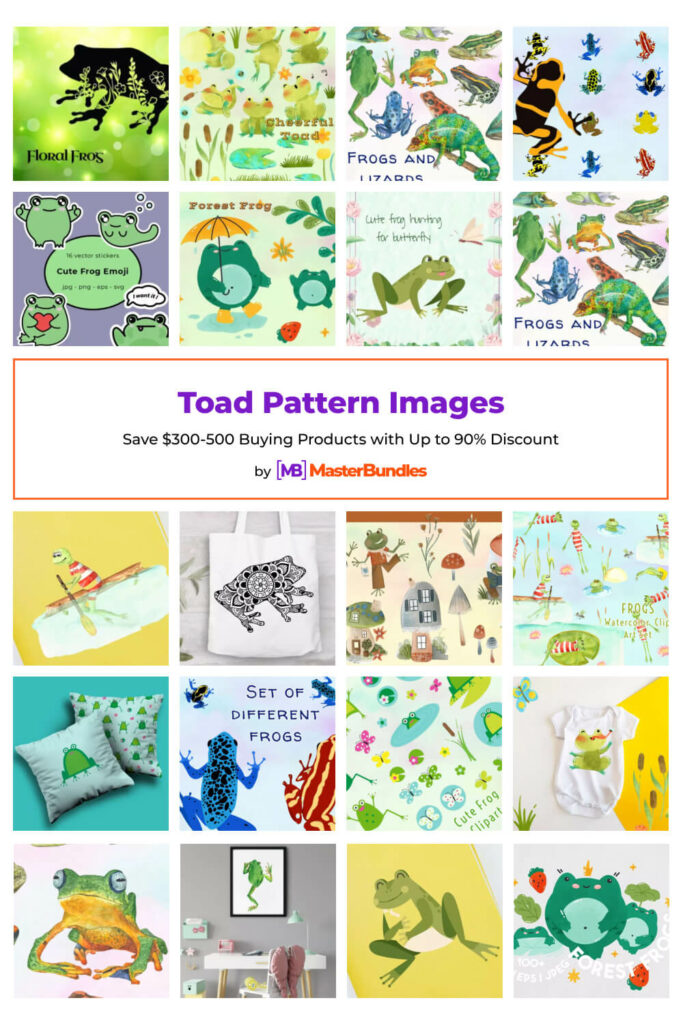 12+ Toad Pattern Digital Bundles for 2024 - MasterBundles