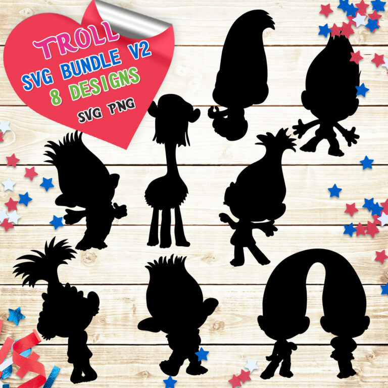 Troll SVG Bundle: 6 Files – MasterBundles