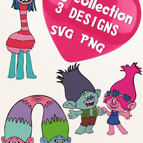 Colored Troll SVG V8 | Master Bundles