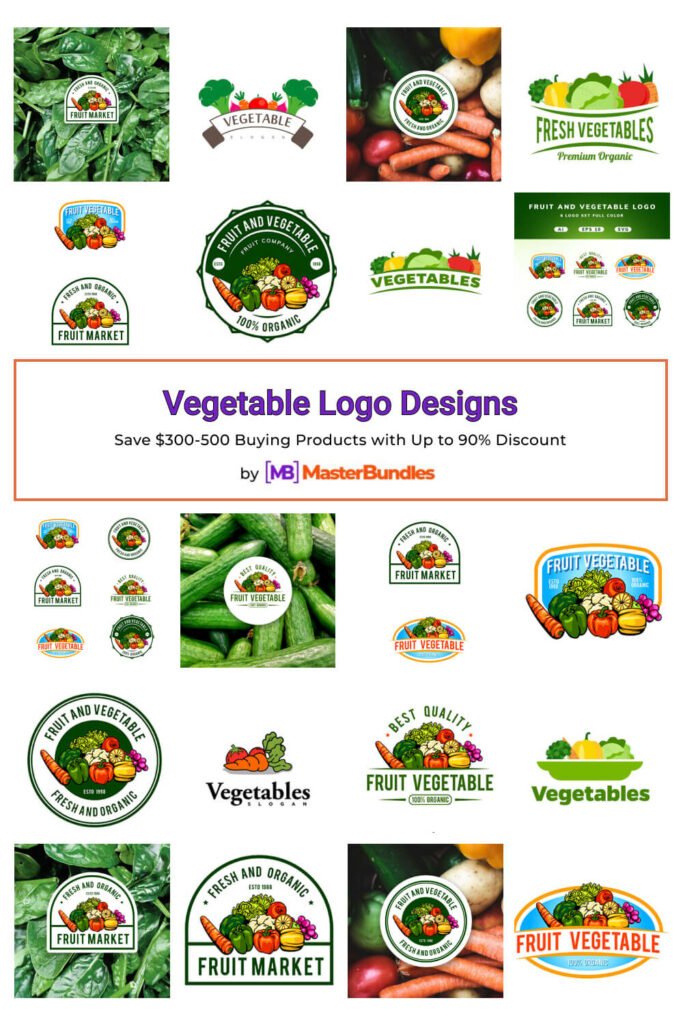 75+ Vegetable Logo Designs for 2025 - MasterBundles