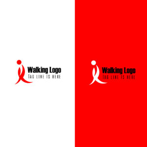 Walking Logo - MasterBundles