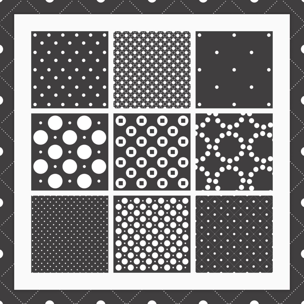 White Polka Dot Patterns – MasterBundles