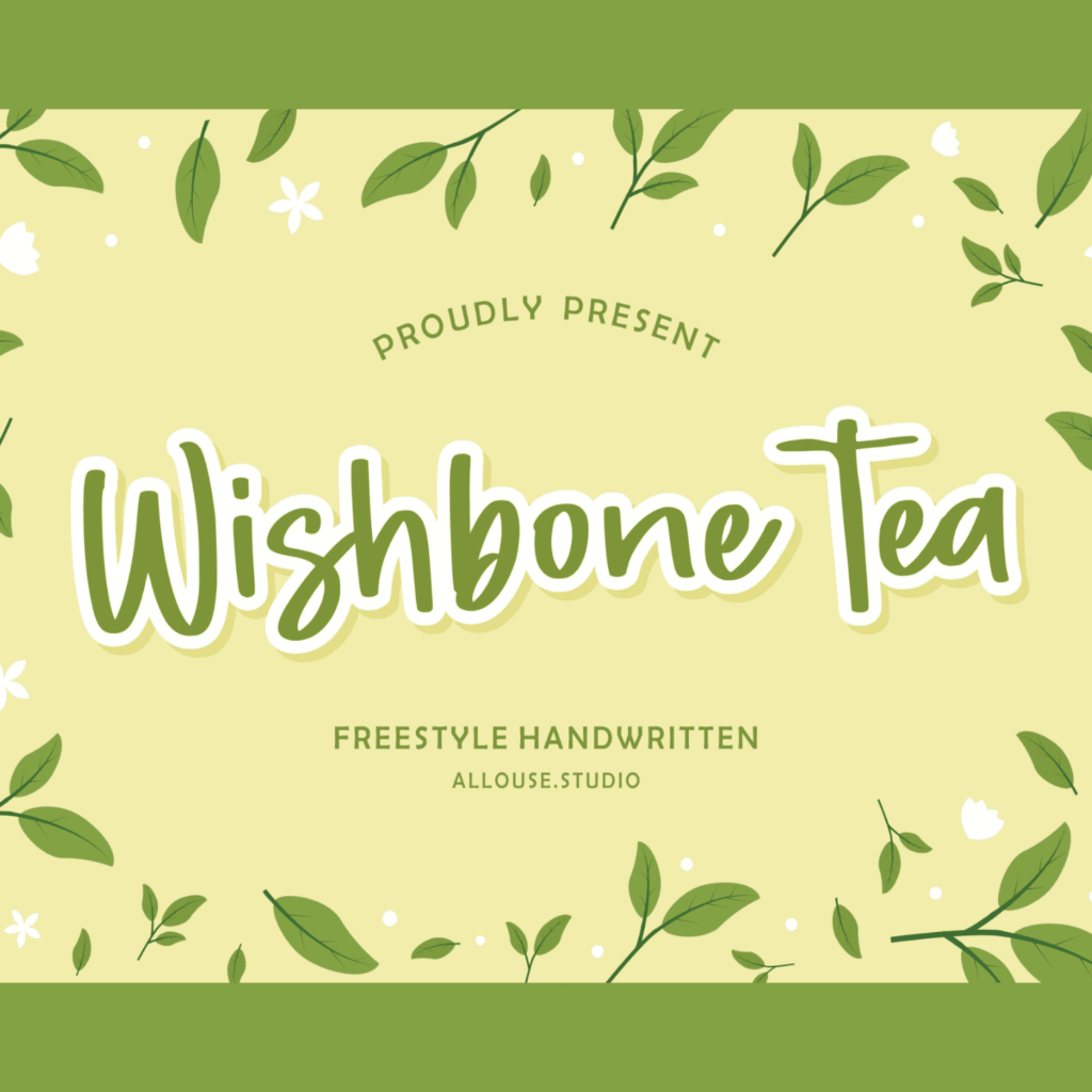 Wishbone Tea Font – MasterBundles