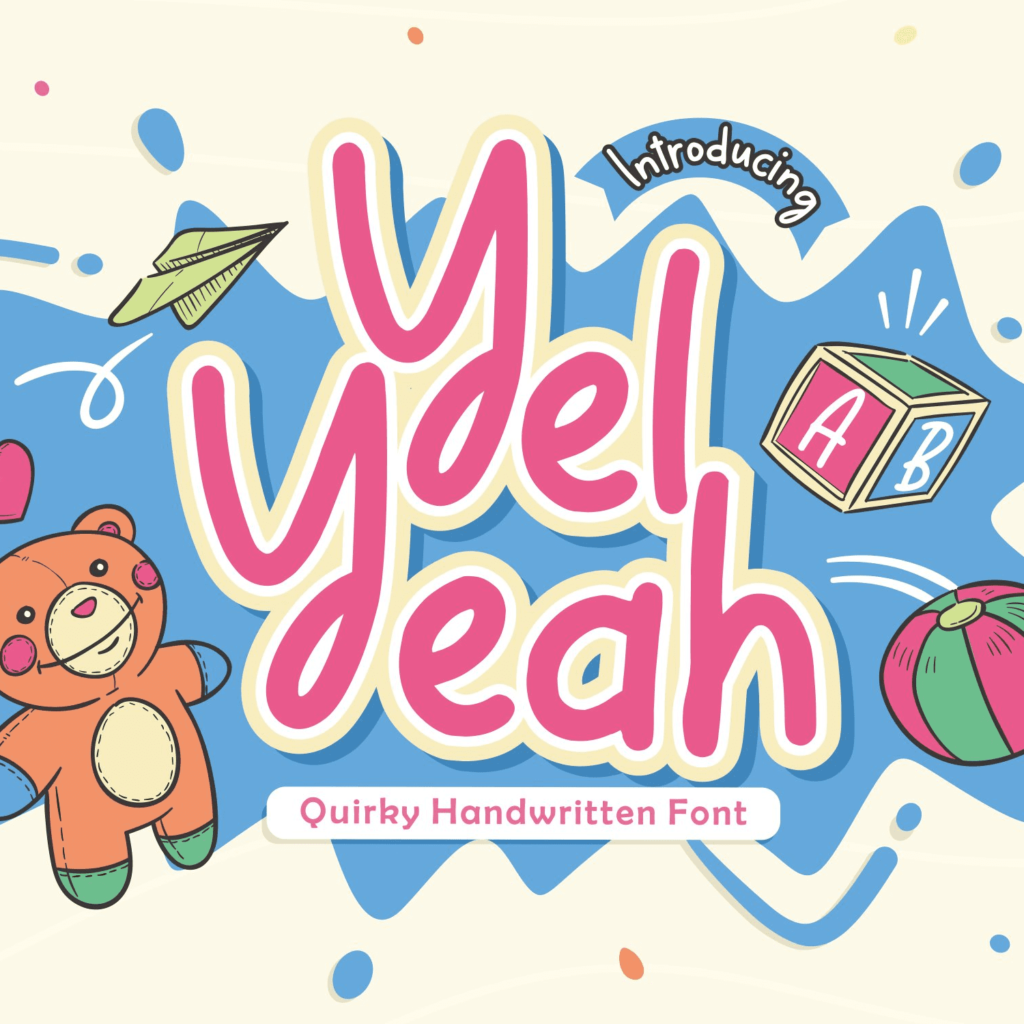 Yel Yeah Font Handwritten Font – MasterBundles