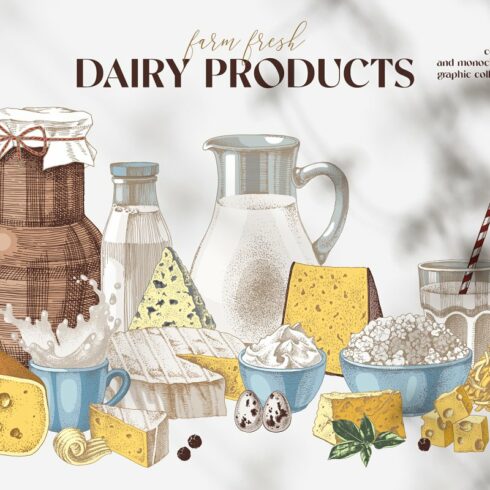 Farm Fresh Dairy Products Collection | Master Bundles
