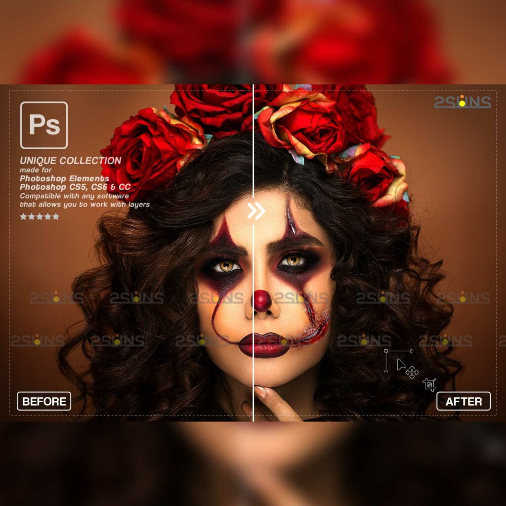 Wounds and scars Blood splatter photoshop overlay - MasterBundles