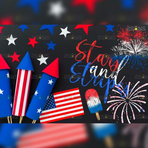 Chalk art overlay 4th of July, Photoshop overlay - MasterBundles