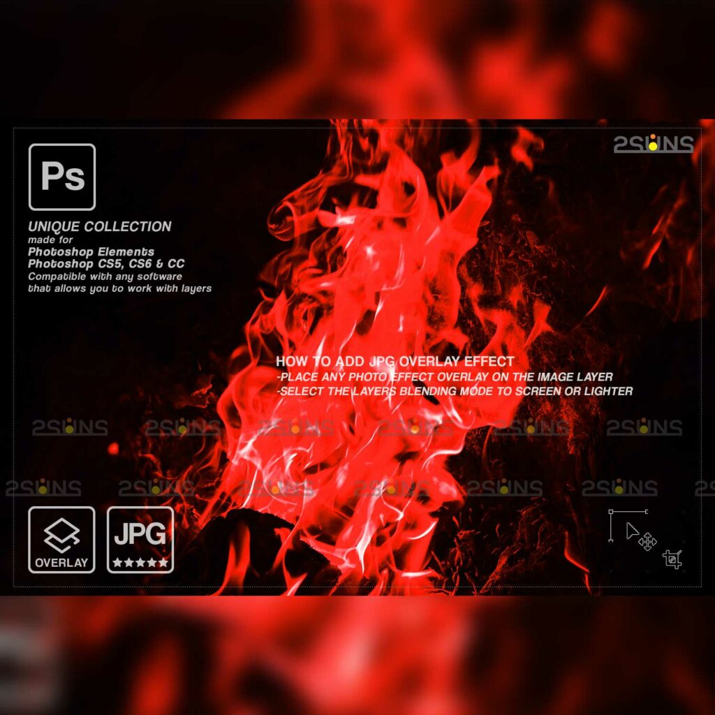 Fire background, Photoshop overlay, Burn overlays, Neon Fire ...