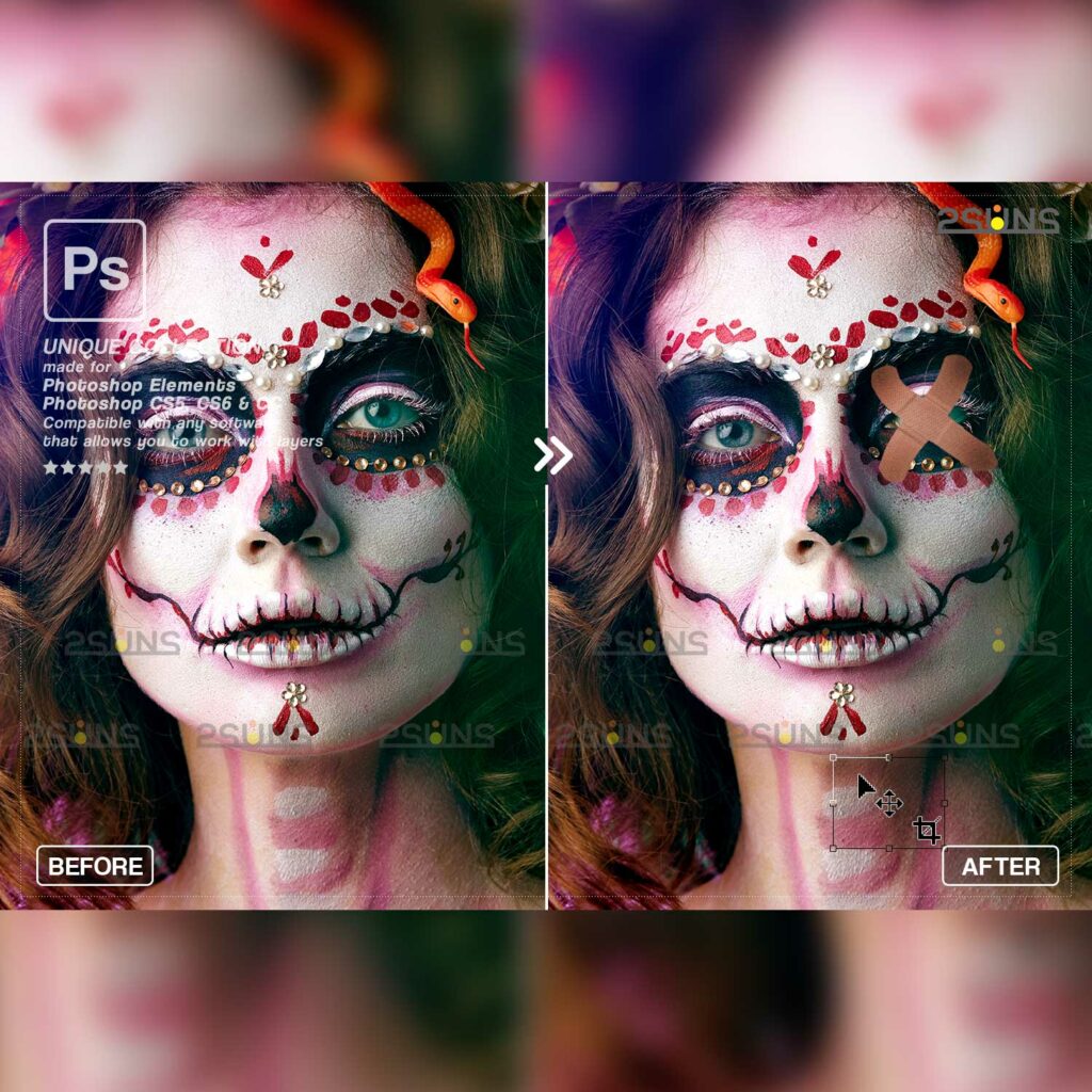 Wounds and scars Blood splatter photoshop overlay - MasterBundles