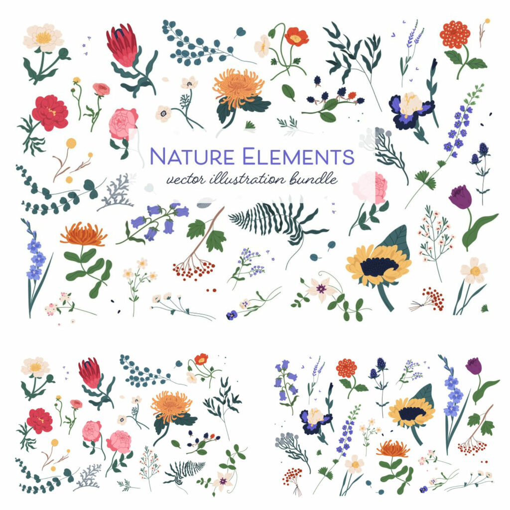 Spring Flowers - Watercolor Clipart – MasterBundles